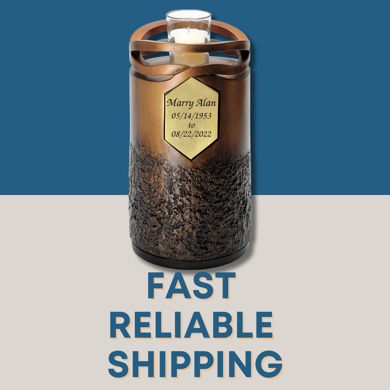 Infinity Bronze With Memorium Cremation Urn, Infinity Cremation Urn ...