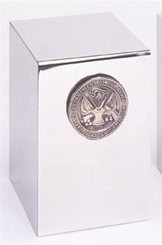 army stainless steel cremation urns to hold cremains