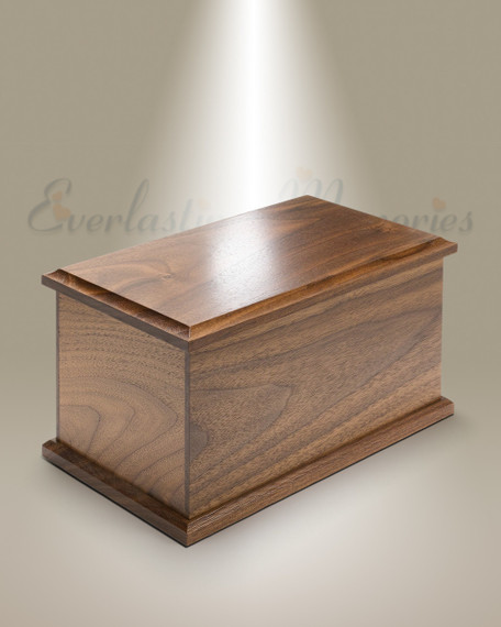 Extra Large Walnut cremation urns by Woodworks of Montana