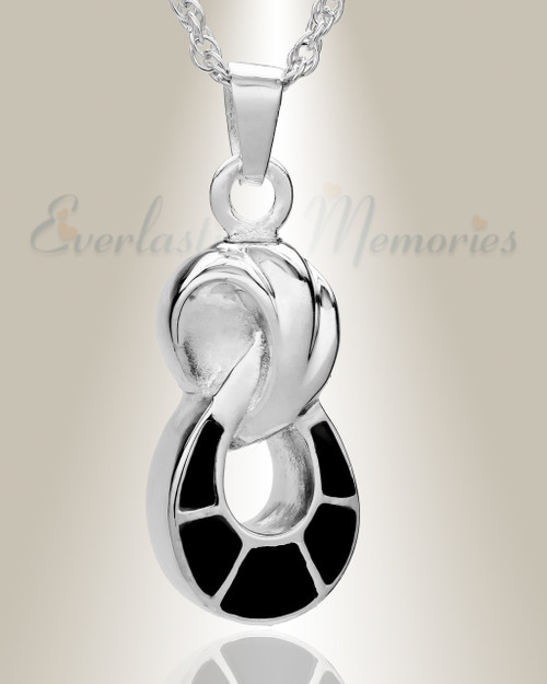Everlasting Infinity Sterling Silver Companion Infinity Pendant with ...