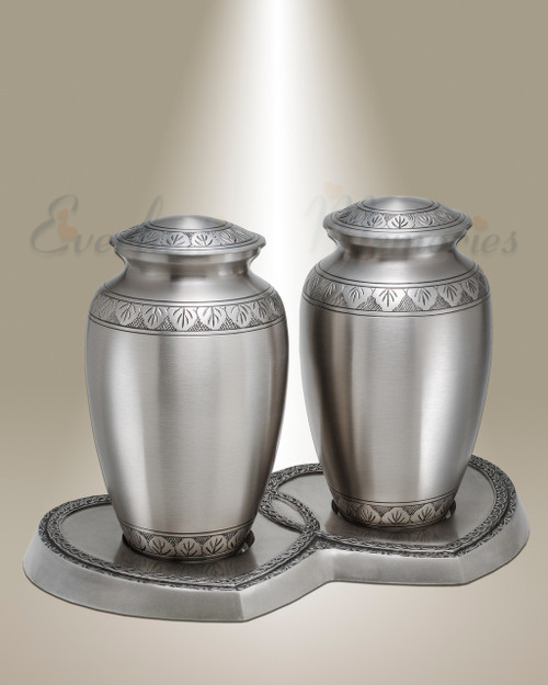 Exclusive Couples Cremation urns, Spouse funeral urns and Double urns