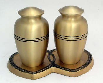 Exclusive Couples Cremation urns, Spouse funeral urns and Double urns