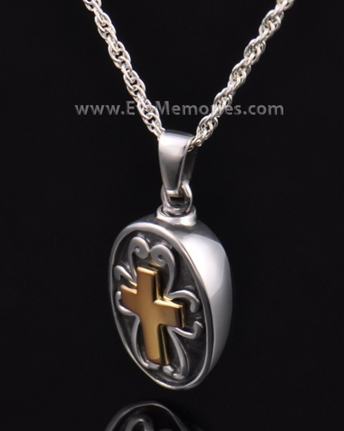 Large selection of customizable sterling oval cross pendant jewelry by ...