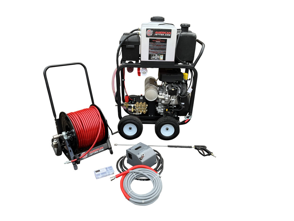 Cart Kit 950 - 38 HP EFI, 9 GPM, 5000 PSI, 16 Gallon - American Jetter