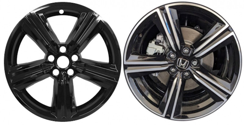 2023-2026 Honda Accord IMP-9023GB Black Wheel Skins - 19 Inch Hubcaps ...