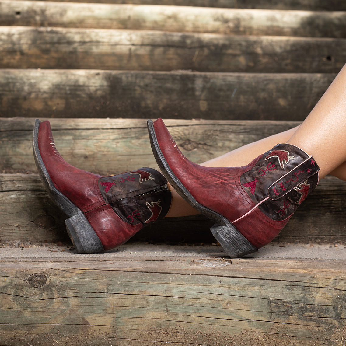 BL4005-4 OLD GRINGO ANCESTRAL SHORT 7" LEATHER BOOTS - BootJunky.com