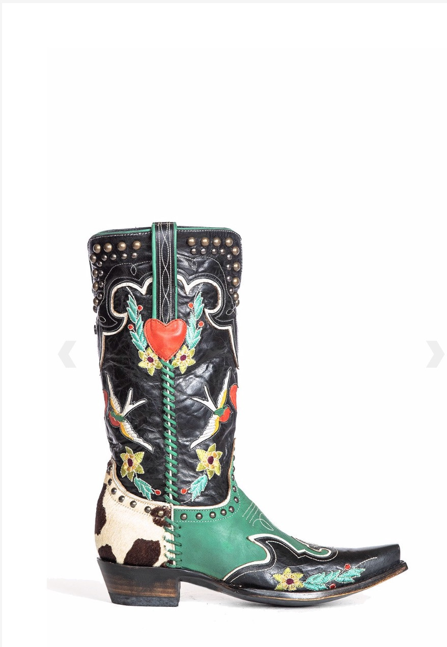 DDL058-1 DOUBLE D RANCH MIDNIGHT COWBOY LADIES BOOTS - BootJunky.com