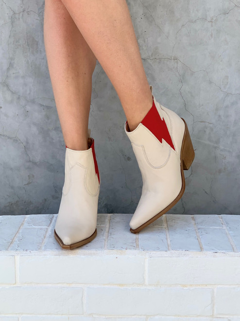FREE PEOPLE Flash Chelsea Western Boot Bone - BootJunky.com