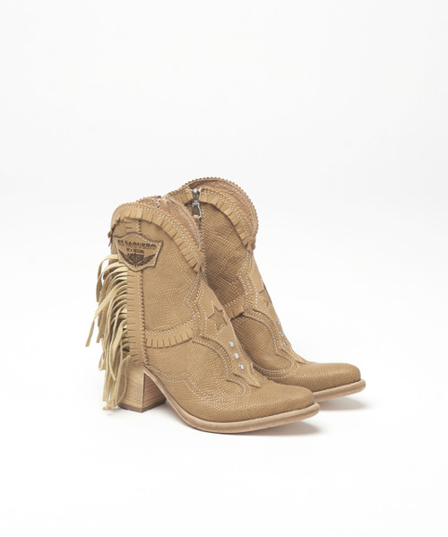 EL VAQUERO Katelyn Kalahri Nude Texan Western Boots - BootJunky.com