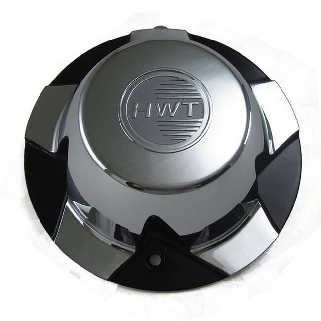 HWT Center Cap for 16" Series08 Trailer Wheels - Black Inlay