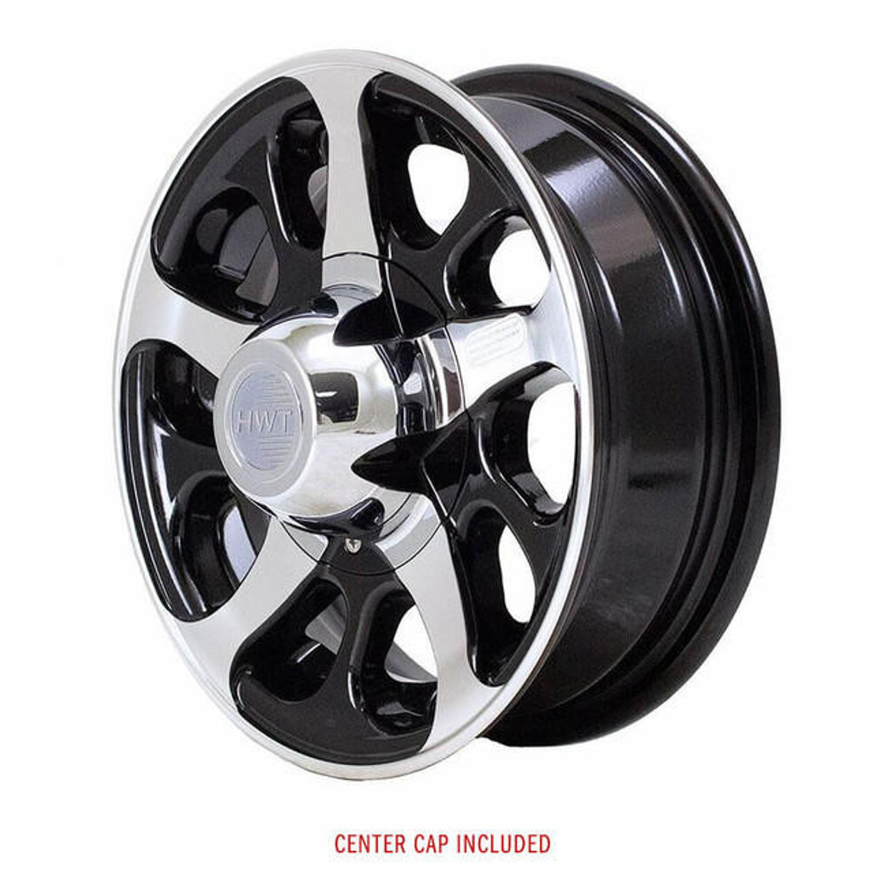 15X6 5-Lug on 4.5" Aluminum Series 08 Trailer Wheel - 856545B