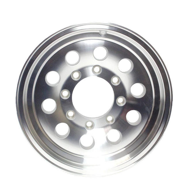16X6 8/6.5 Aluminum S20 Trailer Wheel - Silver - S20-66866T