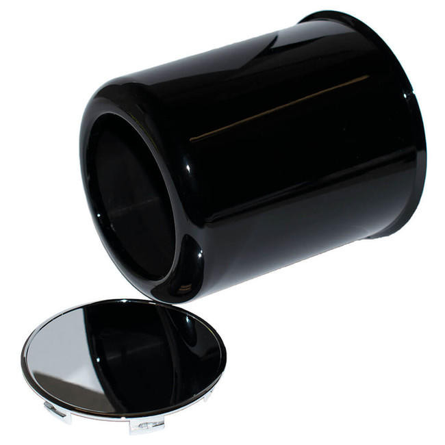 3.19" Chrome Plastic Center Cap with Chrome Plug