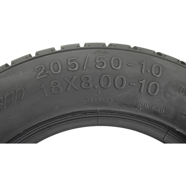 18X8.00-10 (205/50-10) Golf Cart Tire - GlobalTrax P820 - 4 Ply