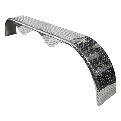108x9 Tri-Axle Teardrop Smooth Aluminum Trailer Fender