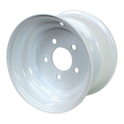10X6 5-Lug on 4.5" White Bell Wheel - RW