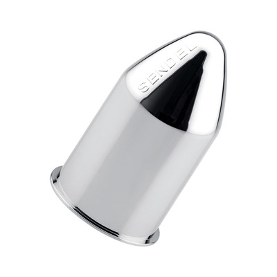 3.19" Plastic Bullet Style Chrome Center Cap - Sendel