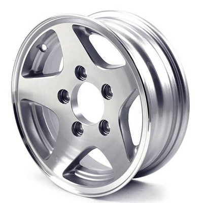 12X4 5-Lug on 4.5" Aluminum Series 04 Trailer Wheel - 424545