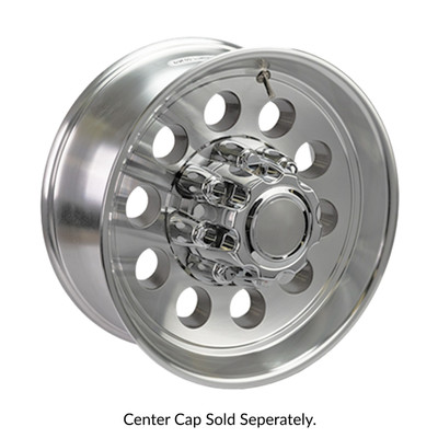 17.5x6.75 8-Lug on 6.5" Aluminum Series 02 Heavy Duty Trailer Wheel ...
