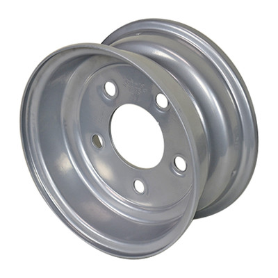 Small Utility Vehicle Wheel 8X3.75 5-Lug on 4.5" Silver Bell