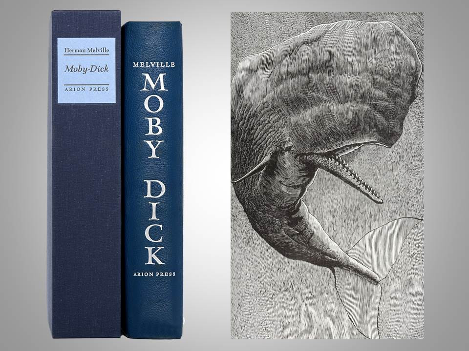 Moby-Dick by Herman Melville, Illustrated by Barry Moser, Arion Press ...