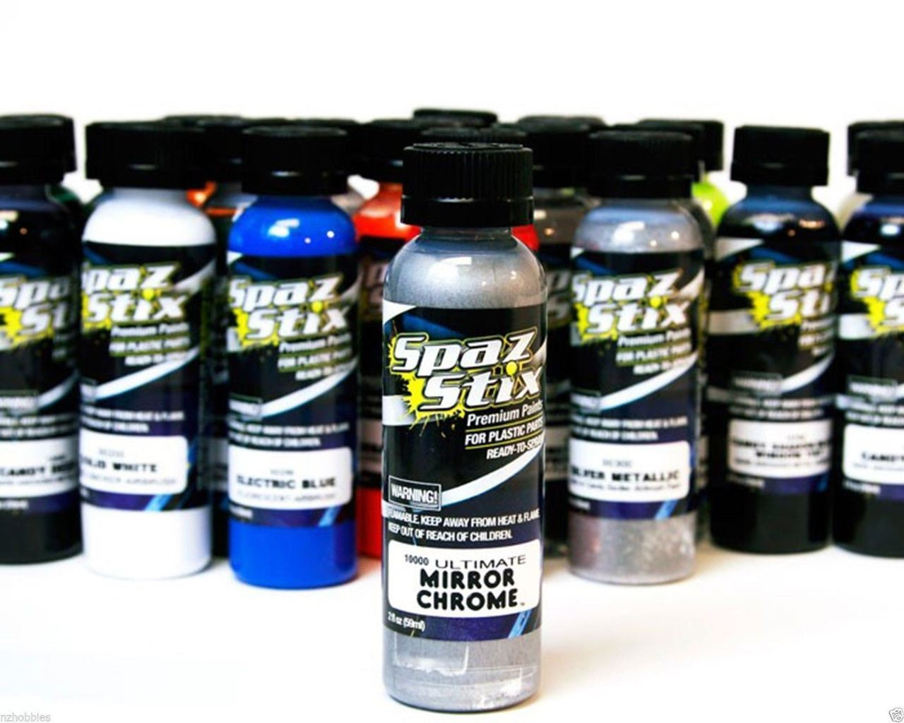 Spaz Stix SZX10000 Ultimate Mirror Chrome Airbrush Paint Lexan - NZ HOBBIES