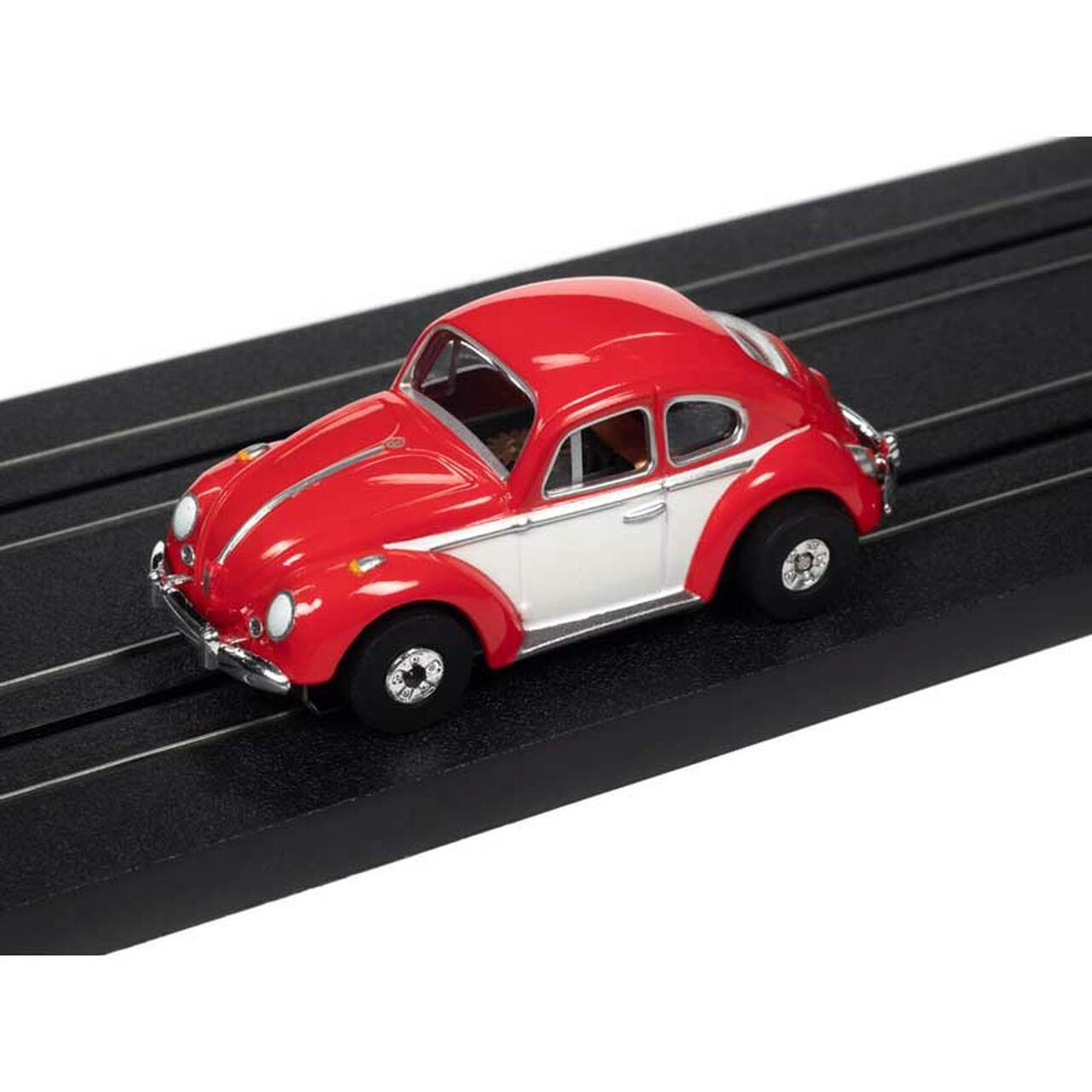 Auto World Thunderjet R31 1966 Volkswagen Beetle Red/White HO Scale ...