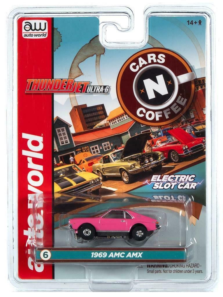 Auto World Thunderjet R31 1969 AMC AMX (Pink) HO Scale Slot Car - NZ ...