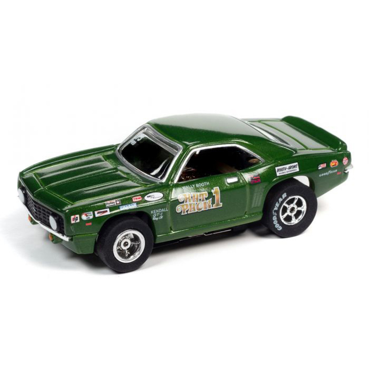 Auto World Xtraction R32 Chevy Camaro Wally Booth Rat Pack HO Scale ...