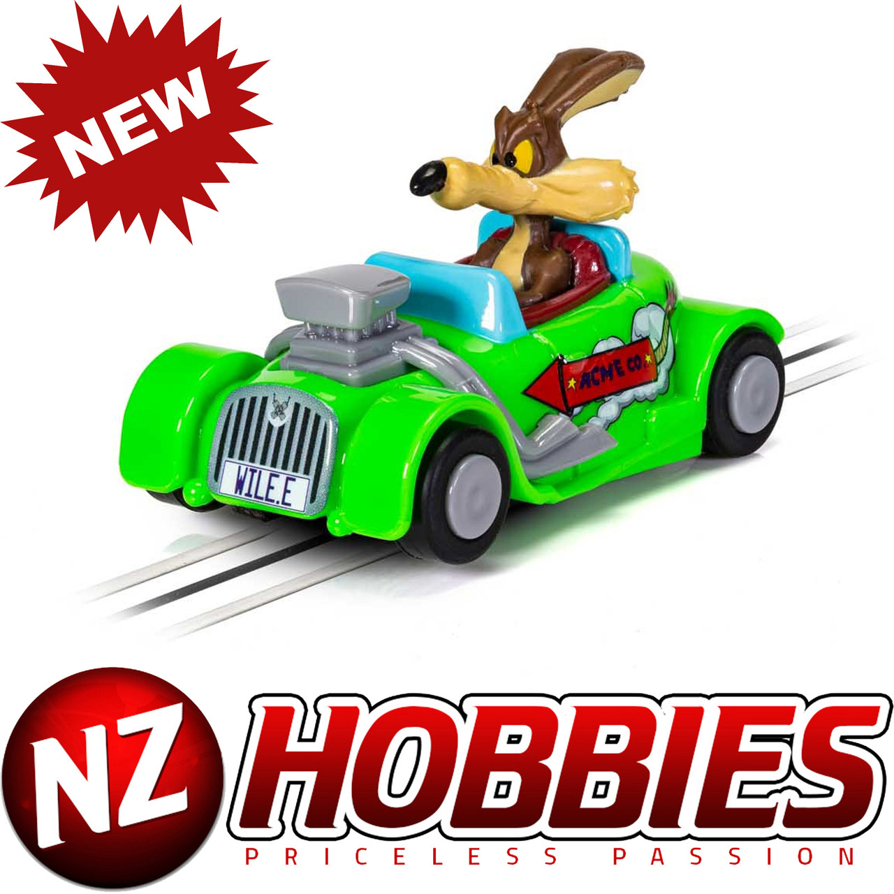 Scalextric G2165 Looney Tunes Wile E. Coyote car : 1/64 Slot Car - NZ ...