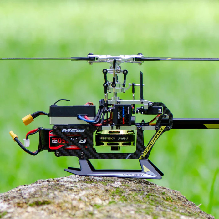 OMP Hobby M2 RC Helicopter EVO Version BNF - ORANGE - NZ HOBBIES