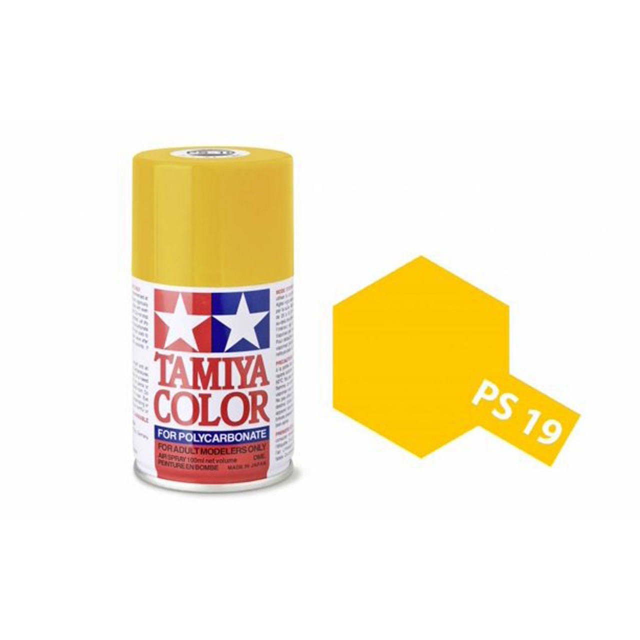 TAMIYA TAM86019 Spray Can Polycarbonate PS-19 Camel Yellow - NZ HOBBIES