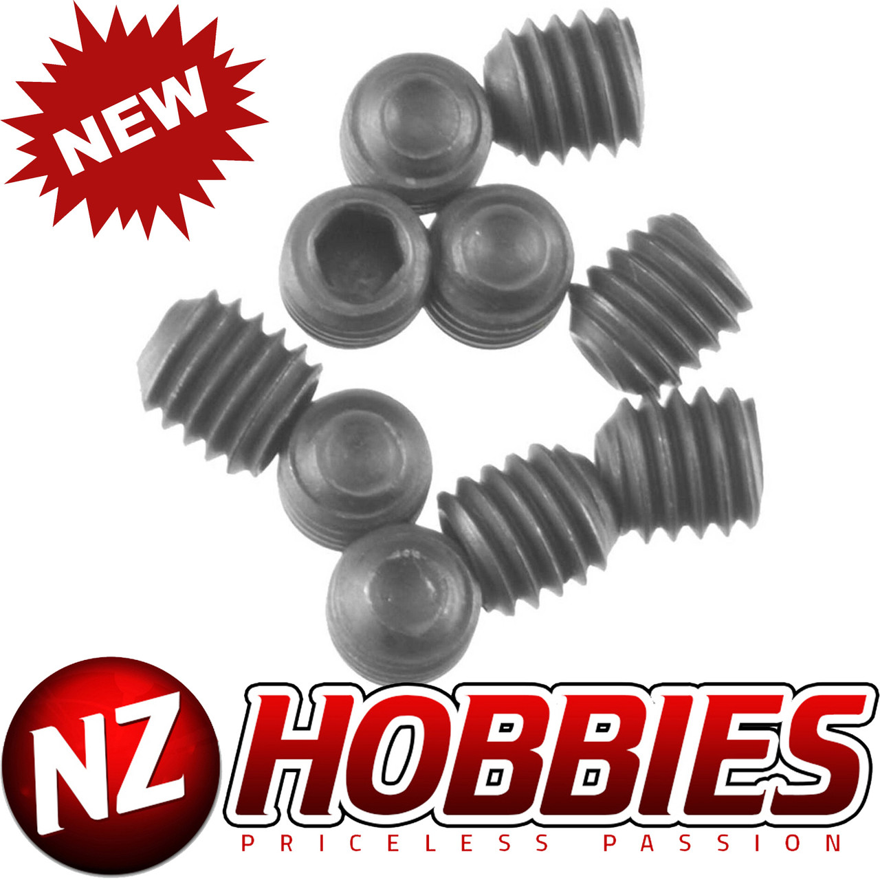 AXIAL AXIC0180 Set Screw M3x3mm Black Oxide (10) # AXA180 - NZ HOBBIES