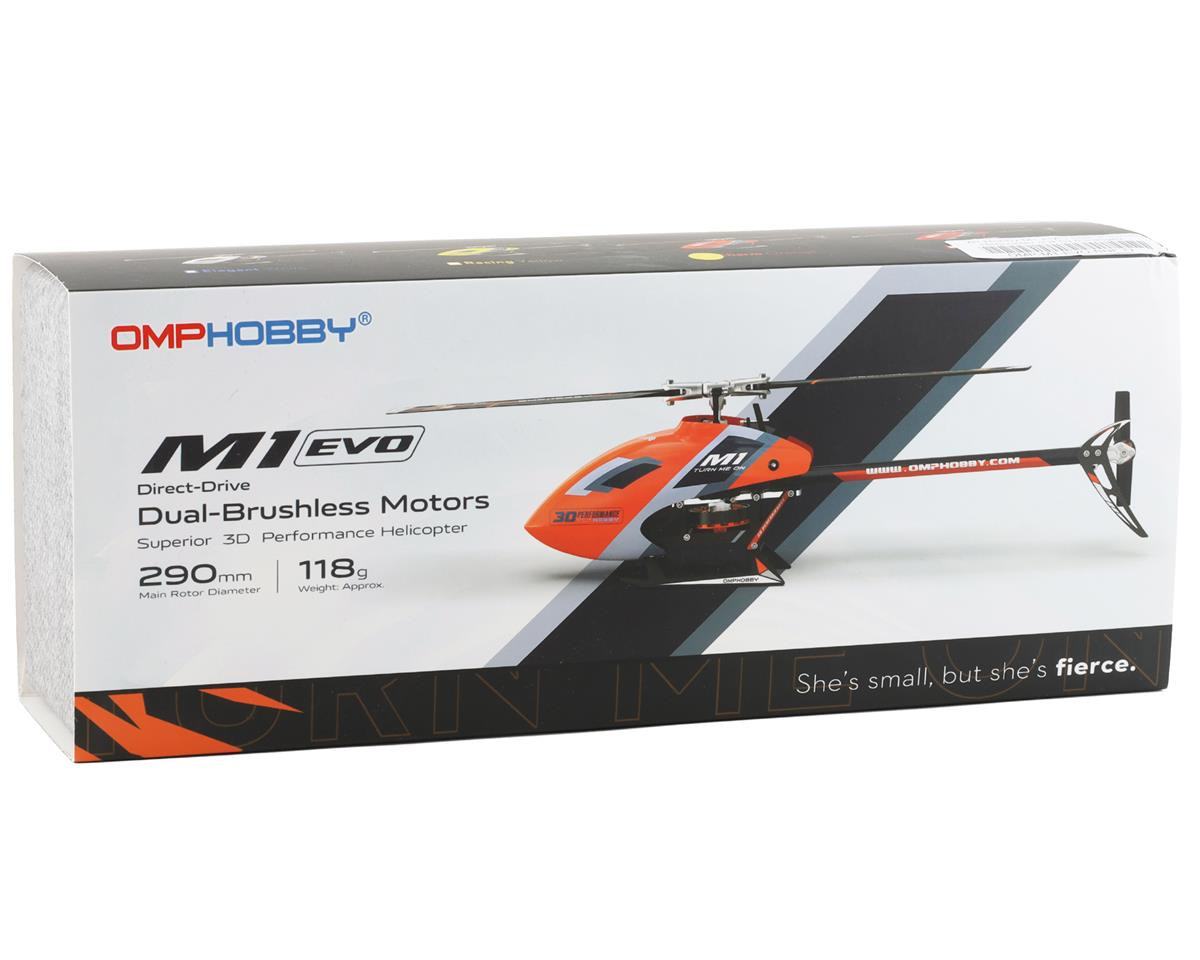 OMP Hobby M1 RC Helicopter EVO Version BNF - WHITE - NZ HOBBIES