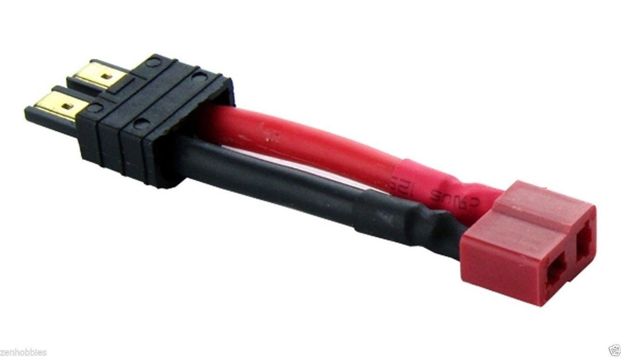 Deans Type Female to TRX Male Connector # DEANSF2TRXM - NZ HOBBIES