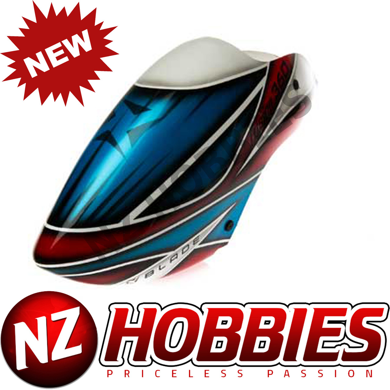 BLADE BLH5209 Fusion 360 Painted Canopy - NZ HOBBIES