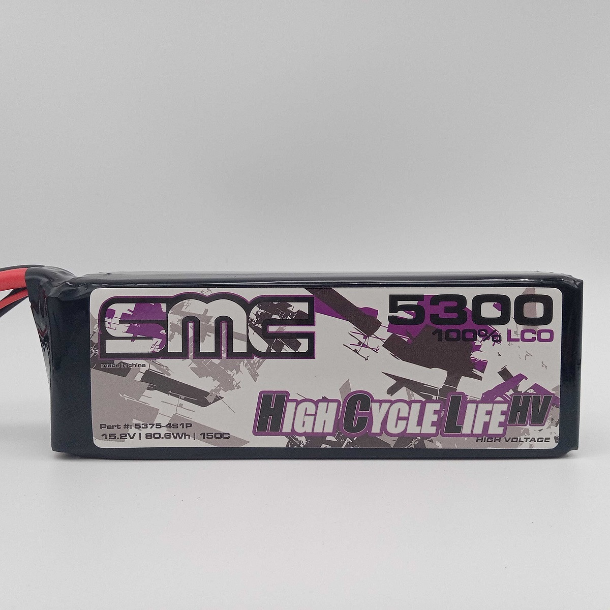 SMC RACING HCL-HVP Flight 15.2V-5300mAh-75C w/ EC5 Connector - NZ HOBBIES