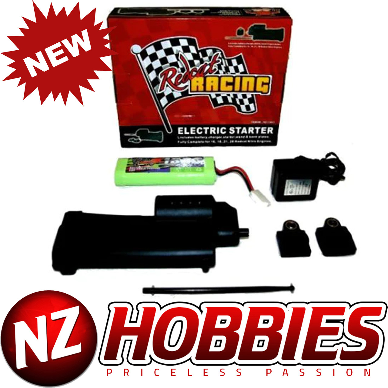 REDCAT Electric Starter Kit w/ Backplates,Gun, and Battery(1set ...