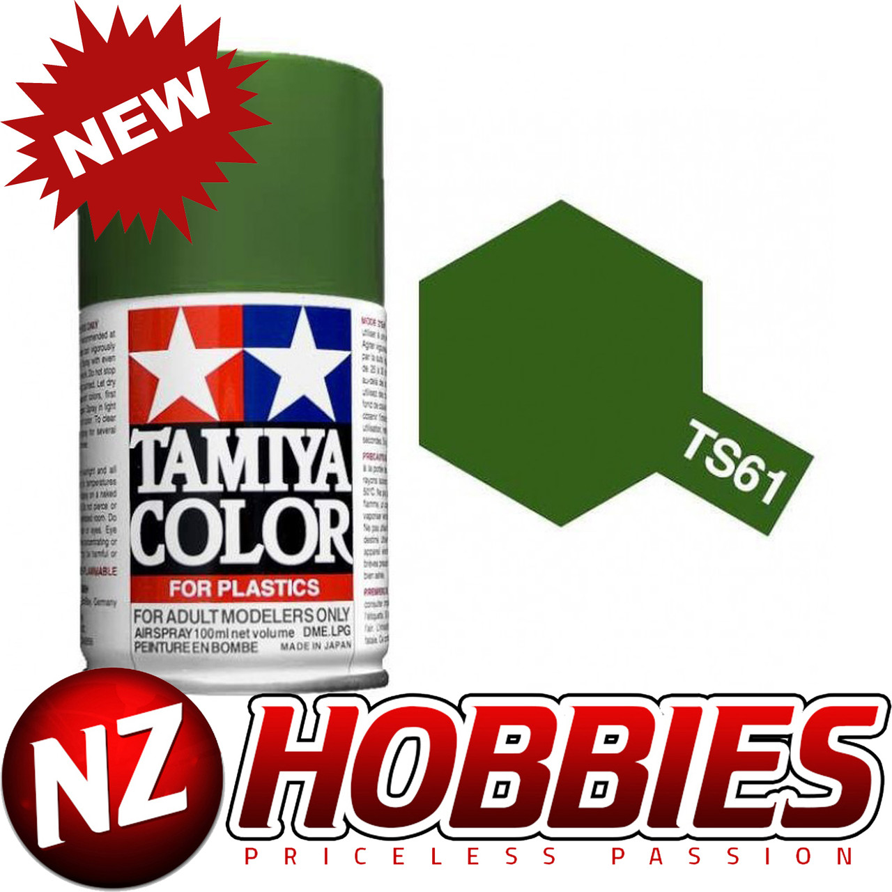 TAMIYA TAM85061 TS-61 NATO Green - NZ HOBBIES