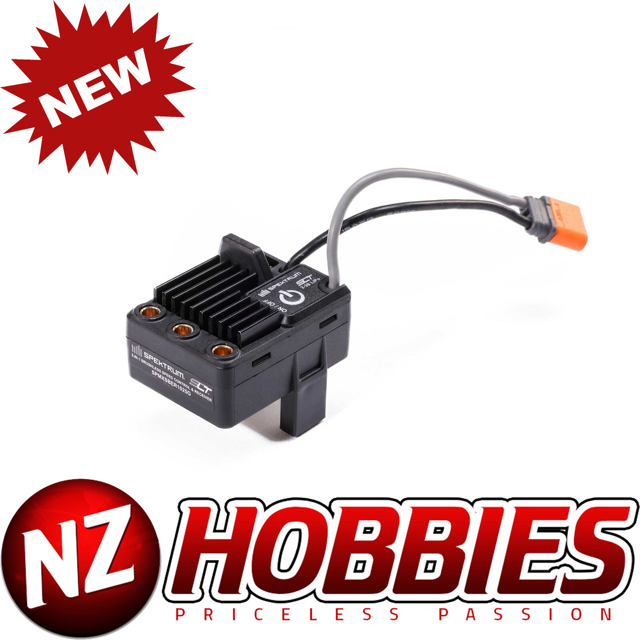 SPEKTRUM SPMXSBER1025G Firma 25A Brushless ESC 2-in-1 SLT Protocol Rx w ...