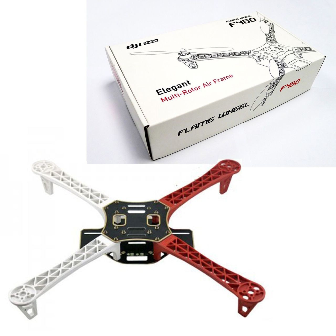 New DJI F450 Multi Rotor Quad-Copter FLAME WHEEL F450 BASIC KIT # DJI ...