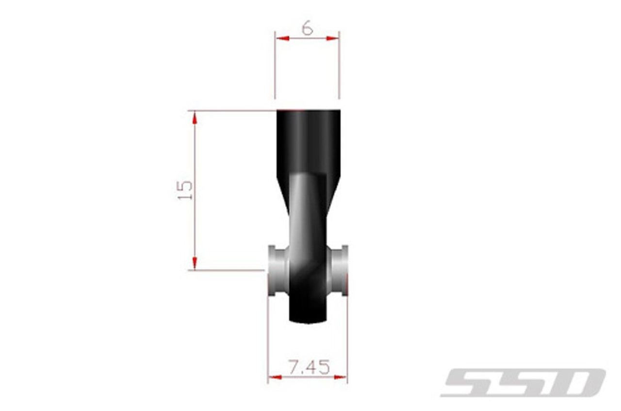 SSD M3 Short Plastic Rod Ends (10x) # SSD00020 - NZ HOBBIES