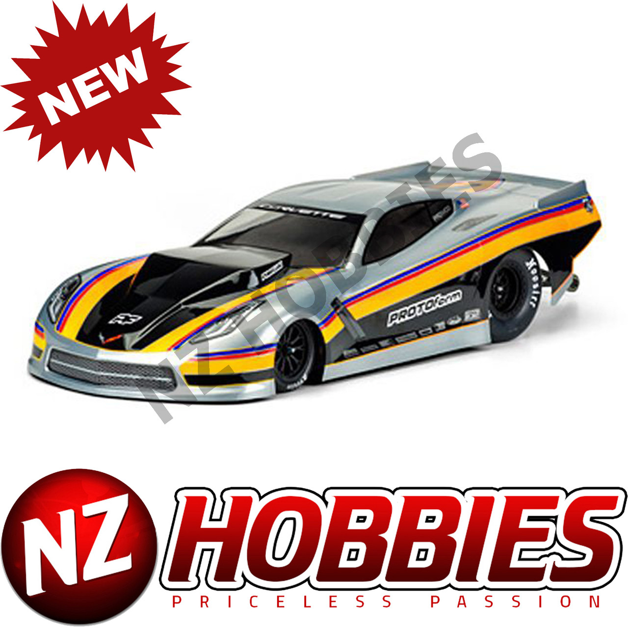 Proline Racing Chevrolet Corvette C7 Pro-Mod Clear Body Slash 2WD ...
