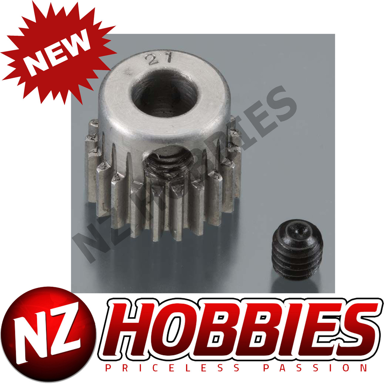 Robinson Racing 2021 Machined 48 Pitch Pinion, 21T - NZ HOBBIES