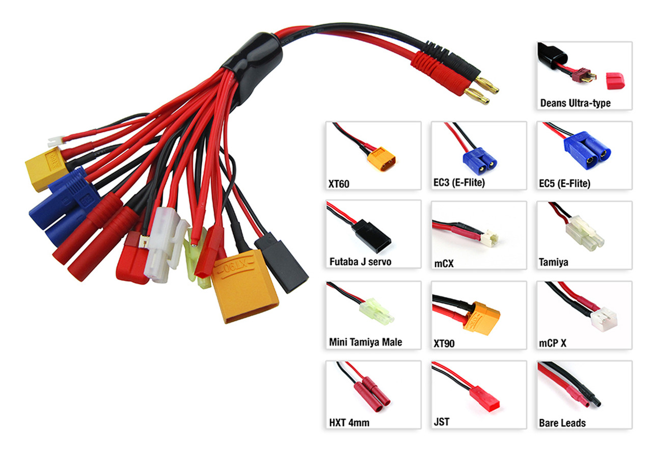 Commonsense RC "Mega Charge" V2 - 13-in-1 Charging Adapter - NZ HOBBIES