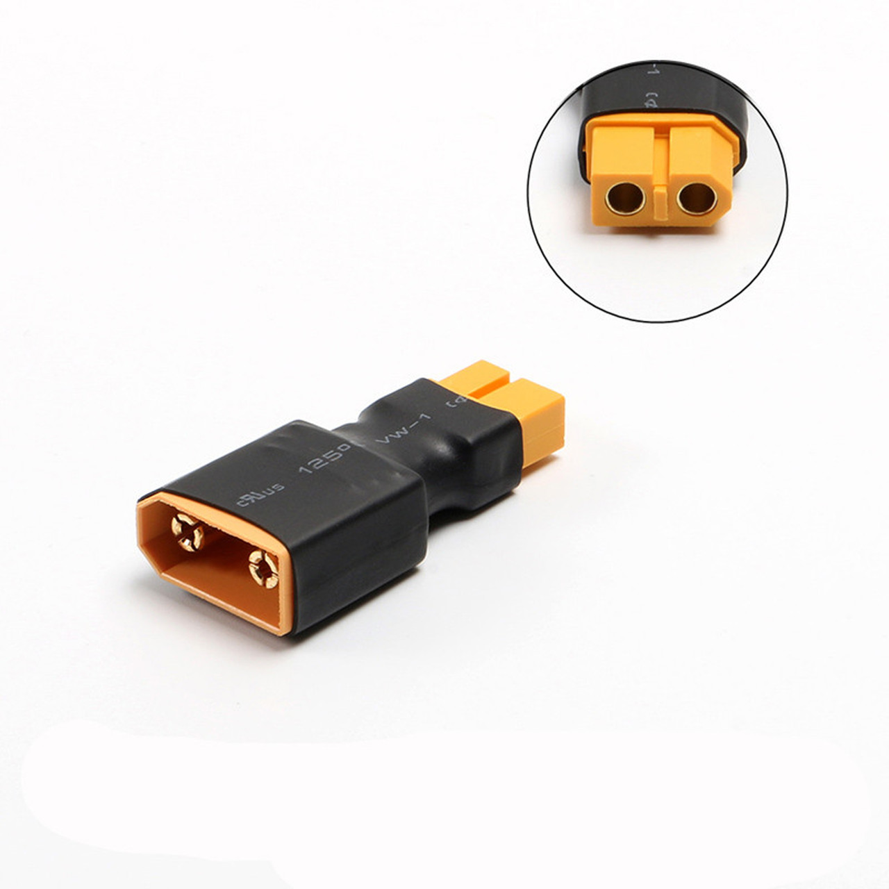 NZH RC XT90 Male to XT60 Female Conversion Adapter # NZ-XT90M2XT60F ...