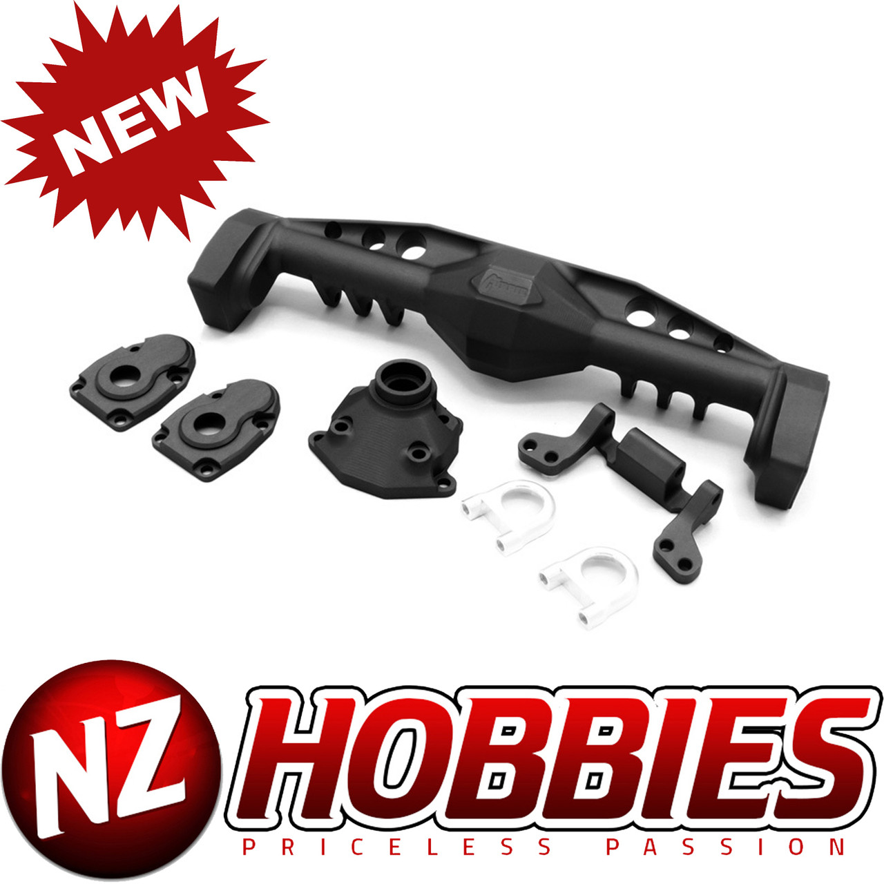 VANQUISH VPS08492 Axial SCX10-III CurrieF9 Rear Axle Black Anodized ...