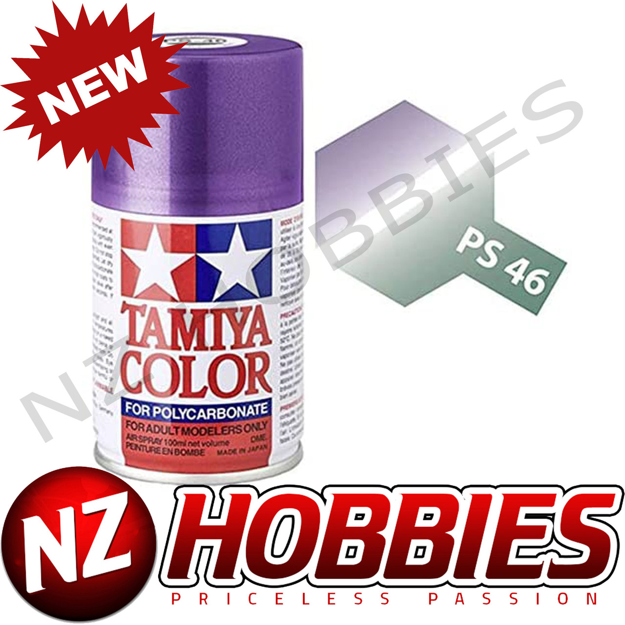 TAMIYA TAM86046 PS-46 Purple/Green Iridescent - NZ HOBBIES