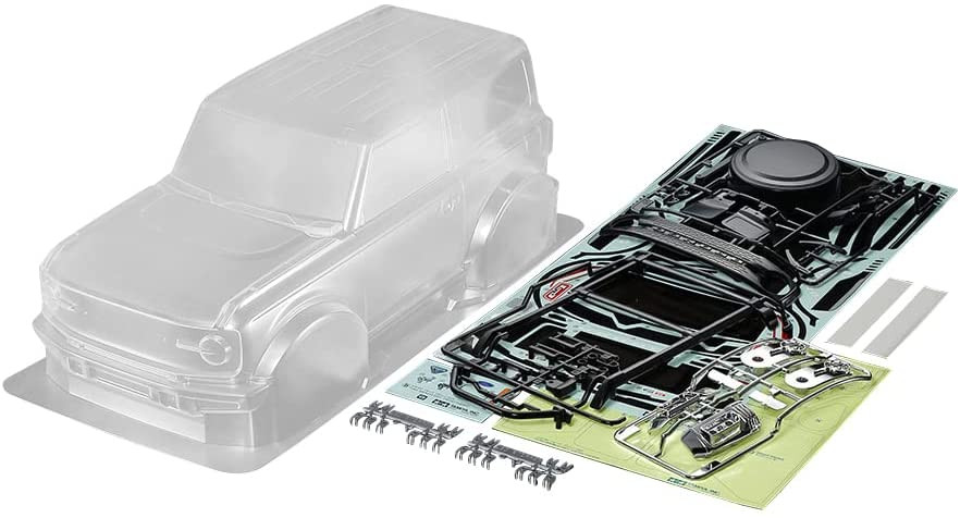 TAMIYA 1/10 Scale RC Ford Bronco 2021 Body Parts Set Electric Car/Truck ...