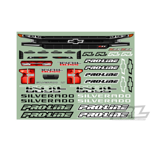 Proline Racing 2019 Chevy Silverado Z71 Trail Boss Clear Body : SLASH ...